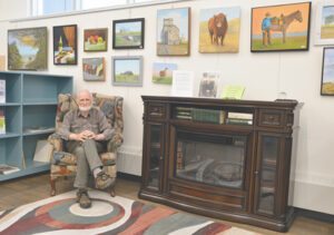 New artist on display at Barnwell library › The Taber Times